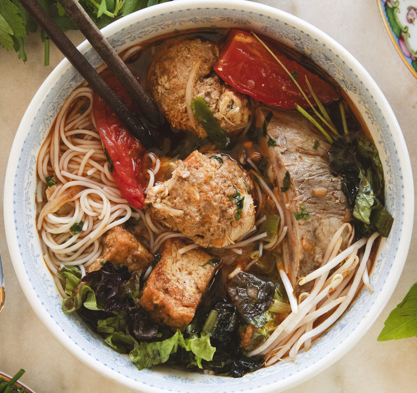 Vietnamese Crab Noodle Soup | Bun Rieu - Cindy Lam Cuisine