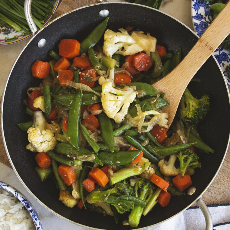 Stir-Fried Vegetables - Cindy Lam Cuisine