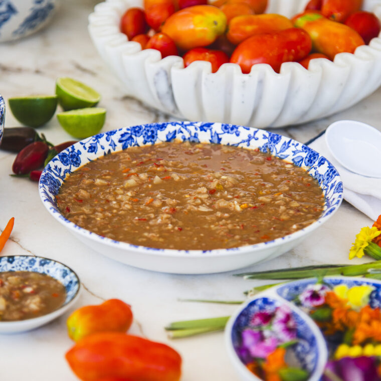 Vietnamese Fermented Anchovy Dipping Sauce | Mam Nem Cham - Cindy Lam ...