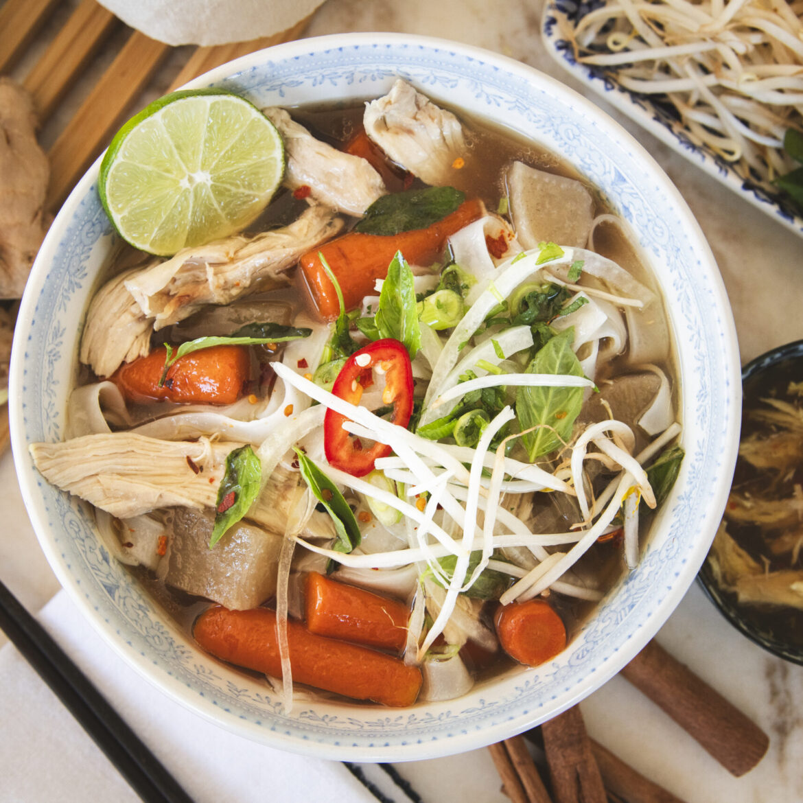 Chicken Pho | Pho Ga - Cindy Lam Cuisine