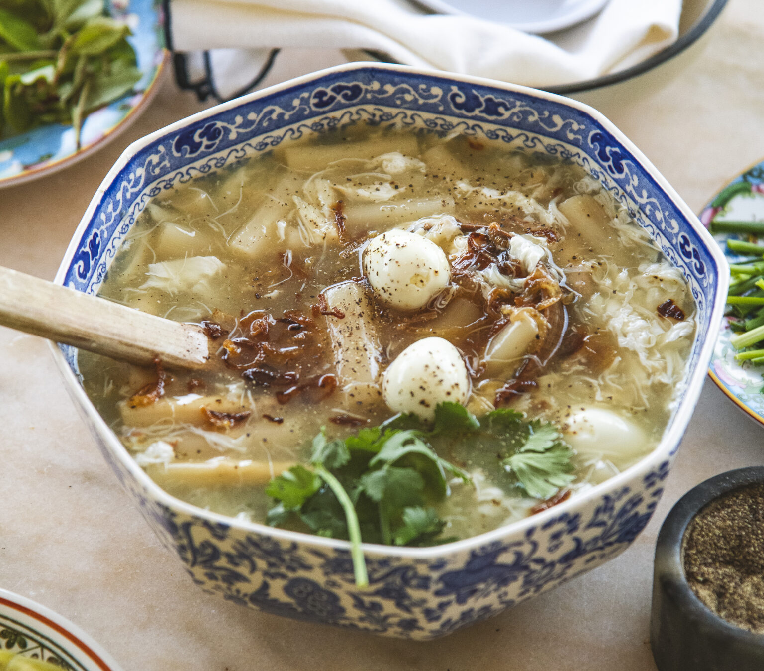 Crab Asparagus Soup | Sup Mang Cua - Cindy Lam Cuisine