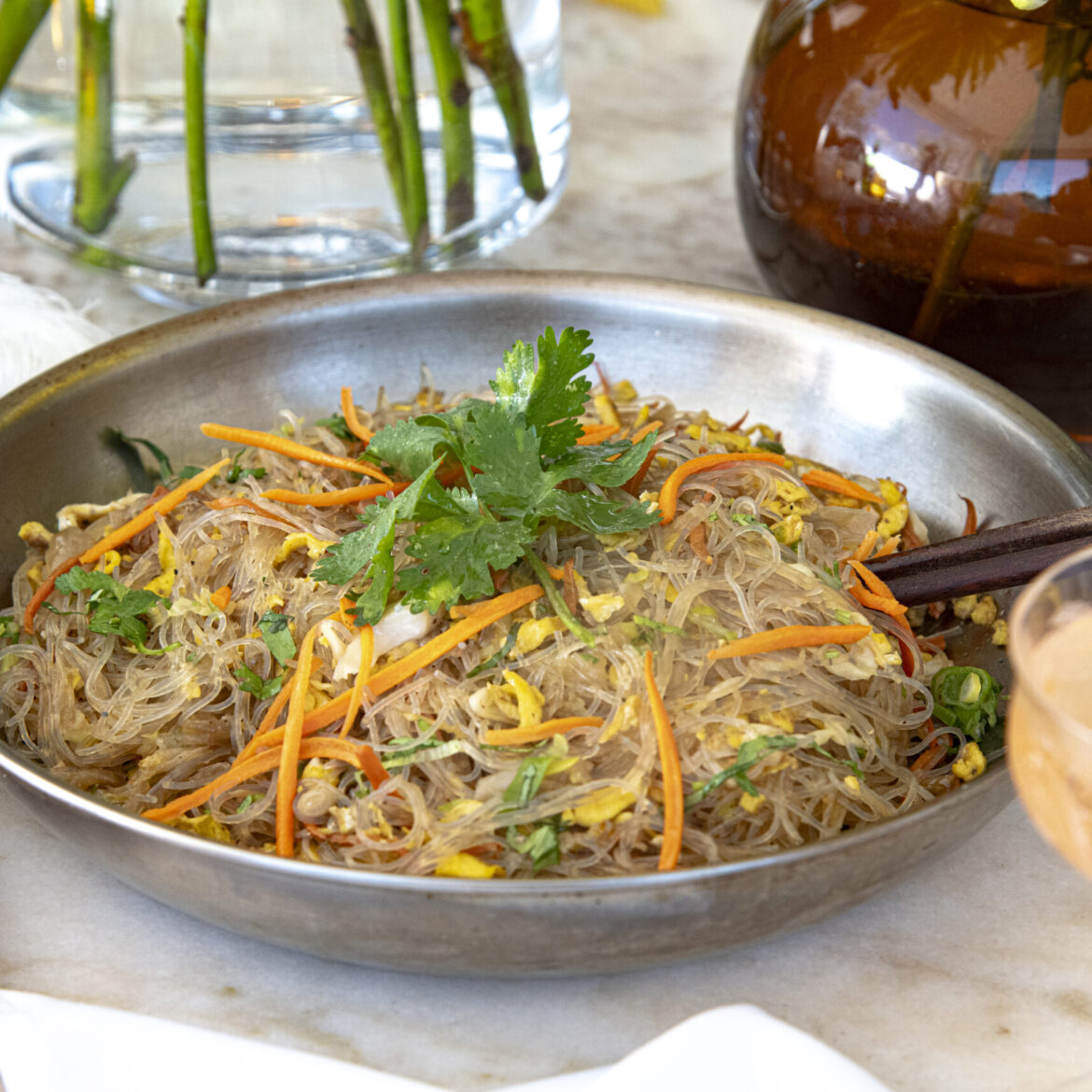 Stir Fried Glass Noodles - Cindy Lam Cuisine