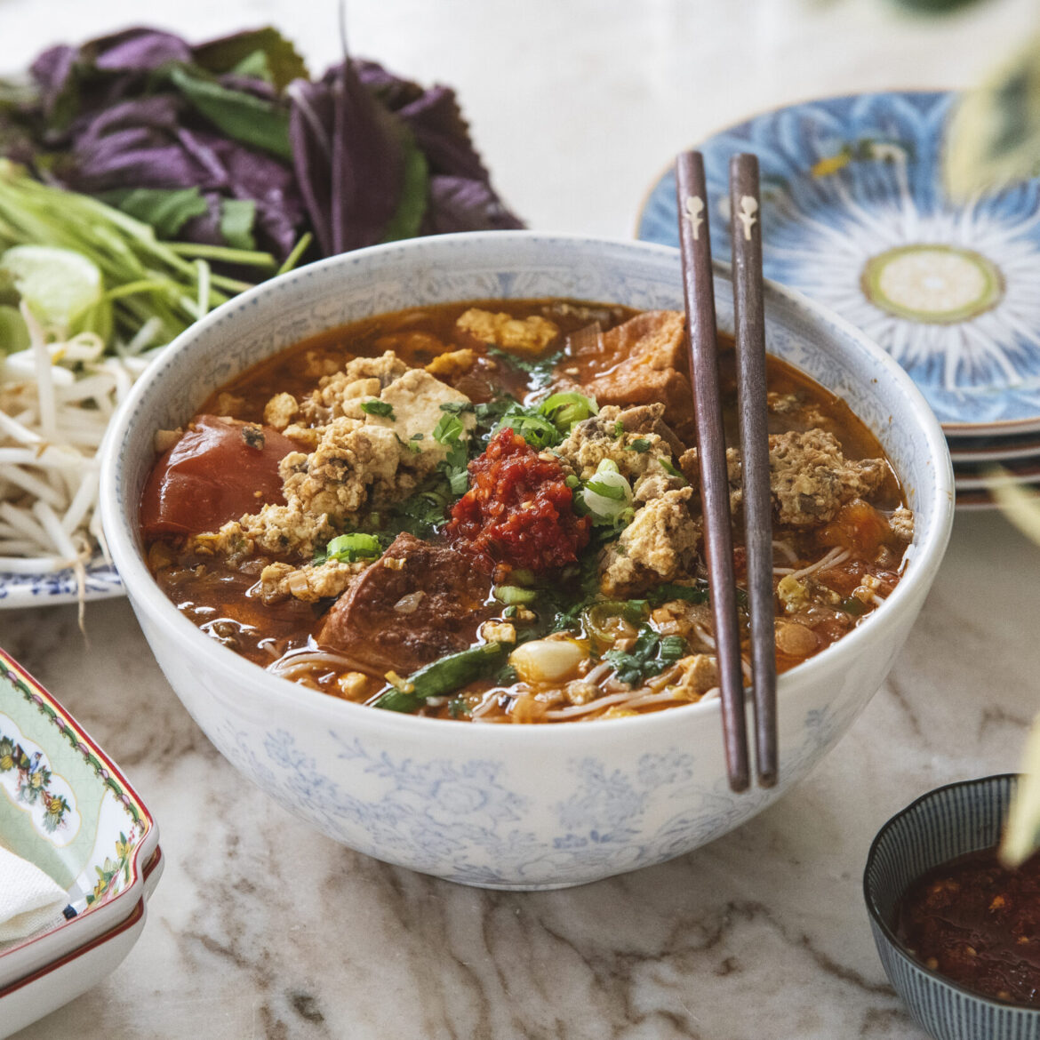 Vegetarian Bun Rieu Chay - Cindy Lam Cuisine
