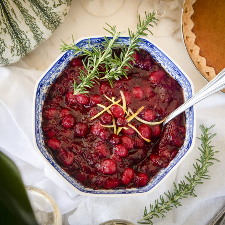 Cranberry and Grape Compote - Cindy Lam Cuisine