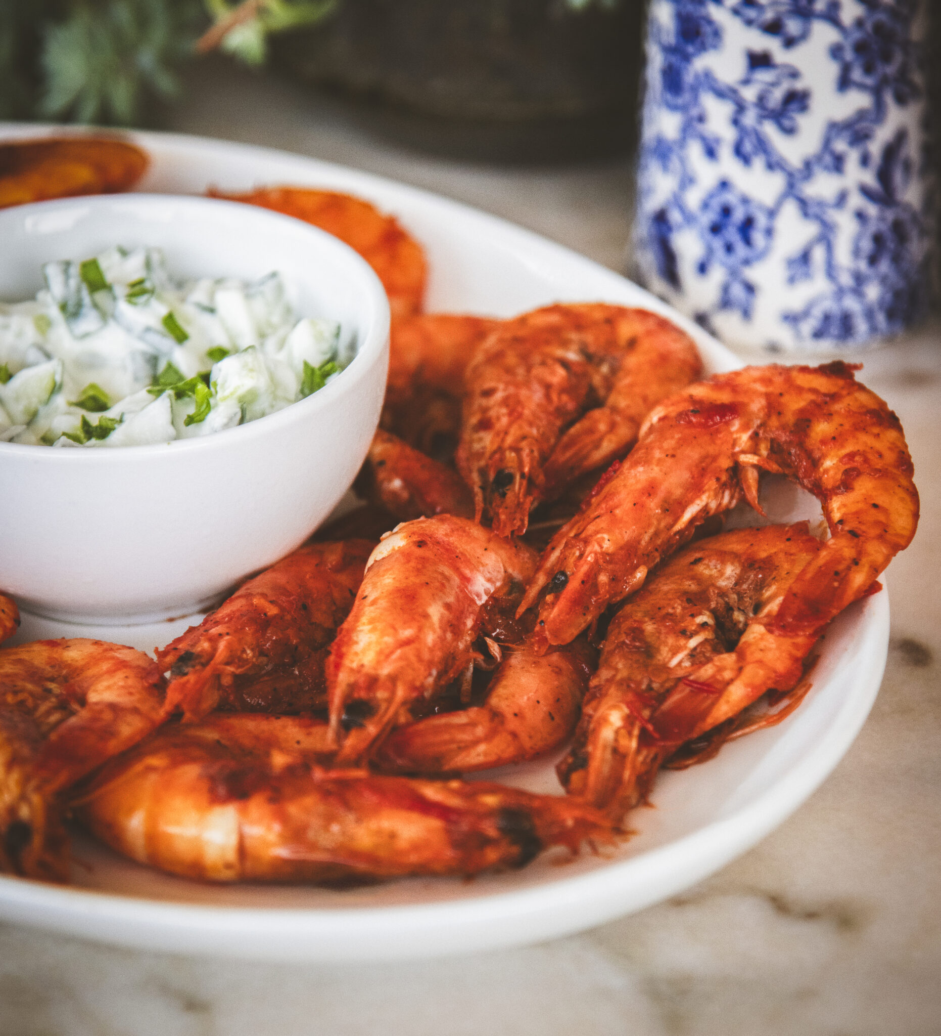 Harissa Prawns - Cindy Lam Cuisine