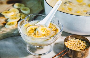 Vietnamese Banana Tapioca Pudding - Che Chuoi - Cindy Lam Cuisine